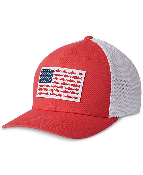Columbia Men's PFG Mesh Fish Flag Ball Cap & Reviews - Hats, Gloves ...