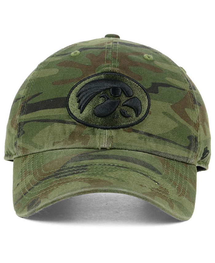 '47 Brand Iowa Hawkeyes Regiment CLEAN UP Strapback Cap - Macy's