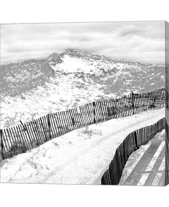 Metaverse Fence and Path by Harold Silverman Canvas Art - Macy's