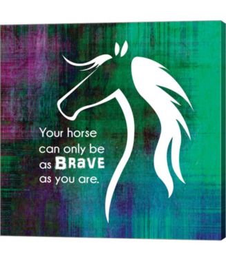 Metaverse Horse Quote 1 by Sports Mania Canvas Art - Macy's