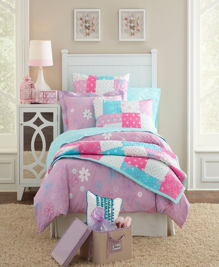Lullaby Bedding Butterfly Quilt Set- F/Q - Macy's