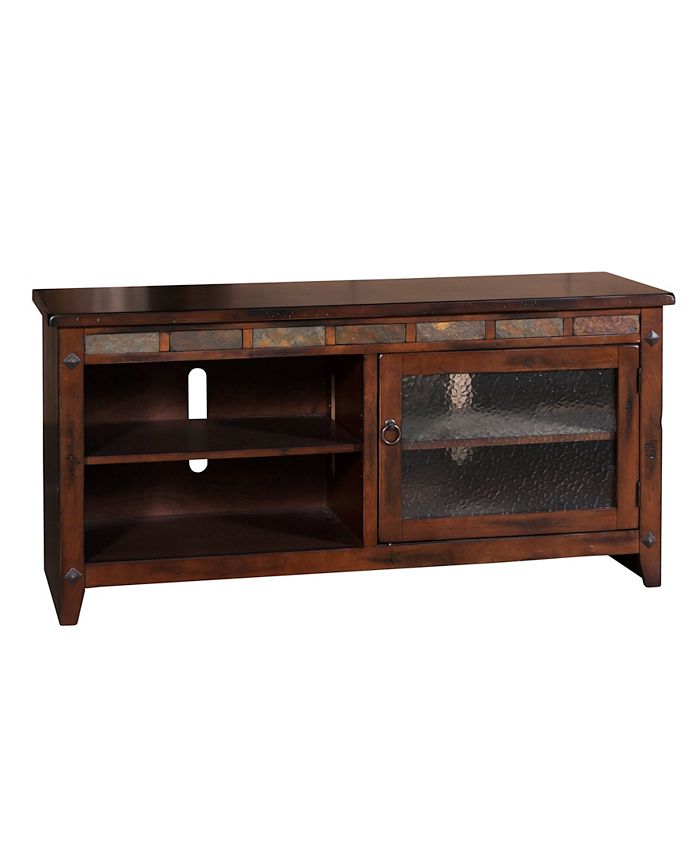 Sunny Designs Santa Fe 52" Dark Chocolate TV Console - Macy's