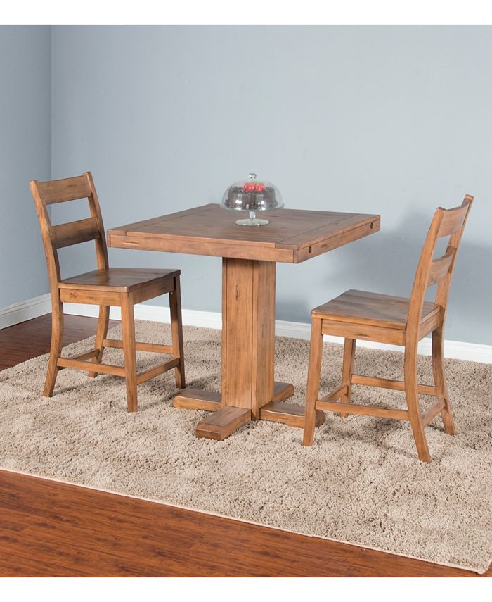 Sunny Designs Sierra Dry Leaf Pub Table - Macy's
