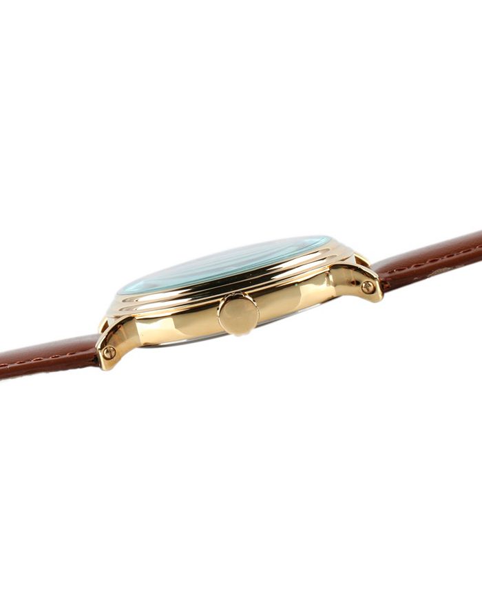 ewatchfactory Marvel Iron Man Men's Vintage Gold Alloy Watch - Macy's