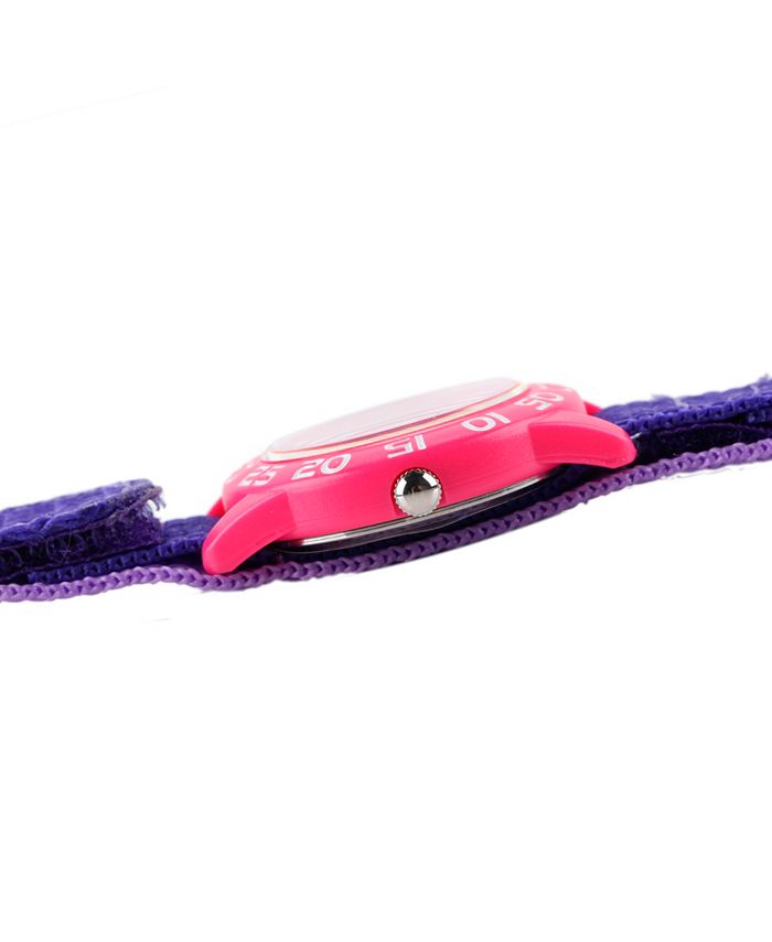 ewatchfactory Disney Frozen Elsa & Anna Girls' Pink Plastic Time ...