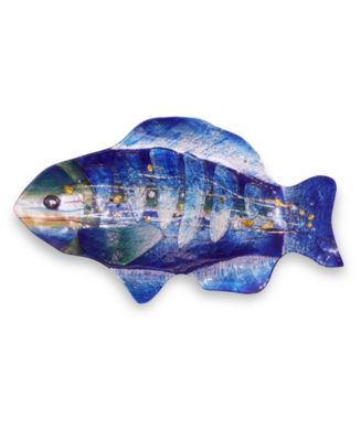 18" Blue Fish Plate - Macy's