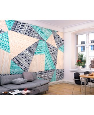 Layered Geometric Wall Mural - Macy's
