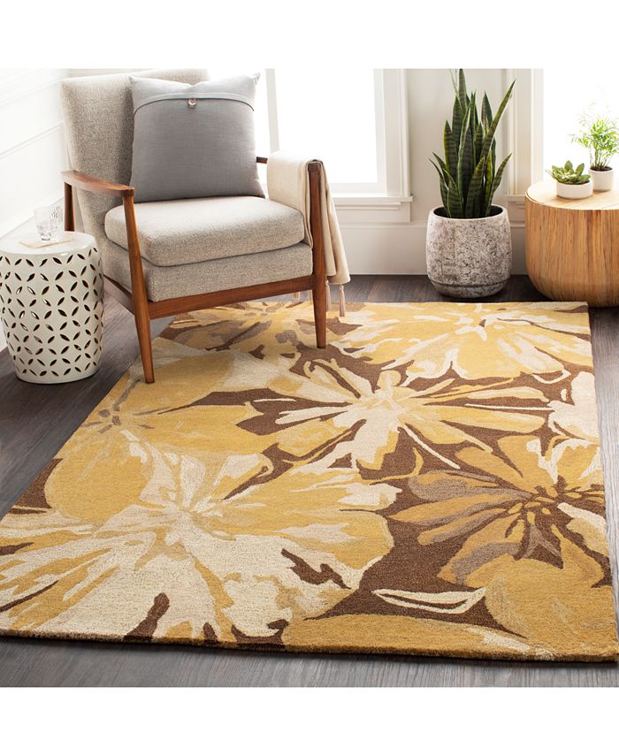 Surya CLOSEOUT! Athena ATH-5115 Tan 8' x 10' Oval Area Rug - Macy's