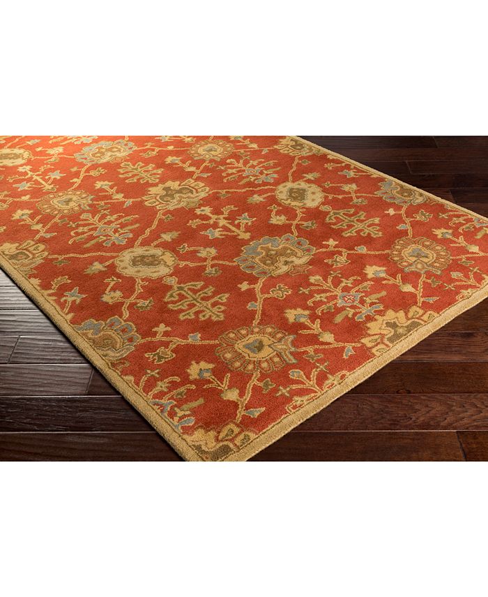 Surya Caesar CAE-1169 Camel 8' x 10' Oval Area Rug - Macy's