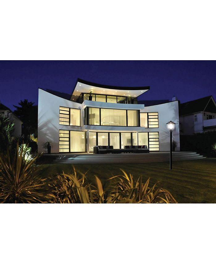 Macy's Kanso 1 Light Outdoor Pier Mount in Hazelnut Bronze - LED ...