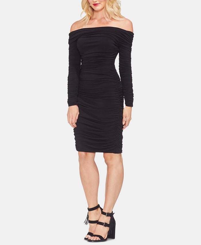 Vince Camuto Off-The-Shoulder Jersey Dress - Macy's