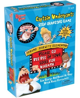 Captain Underpants Sign Changing Game - Macy's