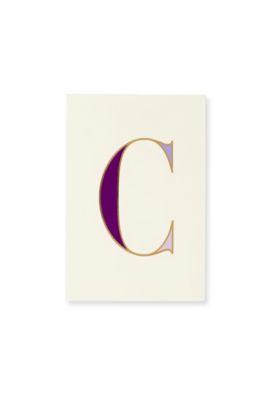 Kate Spade New York It's Personal Initial Collection Notepad, C - Macy's
