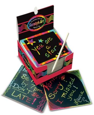 Rainbow Mini Scratch Art Notes (Box of 125) - Macy's