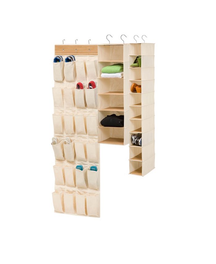Honey Can Do Bamboo Closet Organizing Kit - Macy's