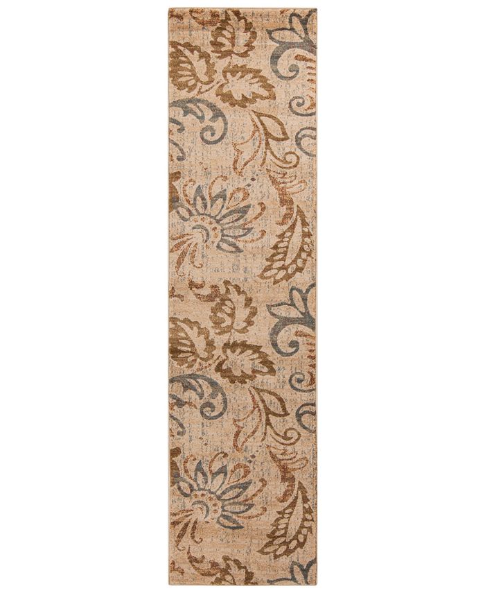 Surya Riley RLY-5023 Pear 2' x 7'5" Runner Area Rug - Macy's