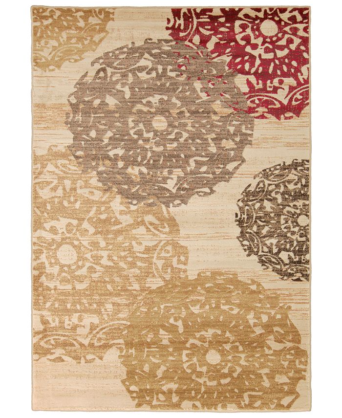 Surya Riley RLY-5051 Butter 4' x 5'5" Area Rug - Macy's