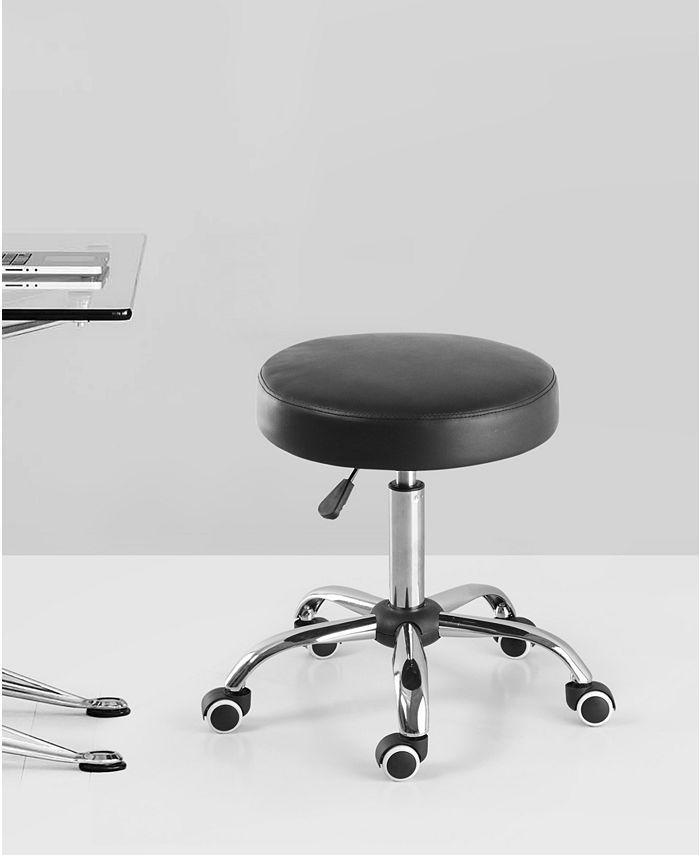 Furniture Urban Living Round Rolling Office Stool - Macy's