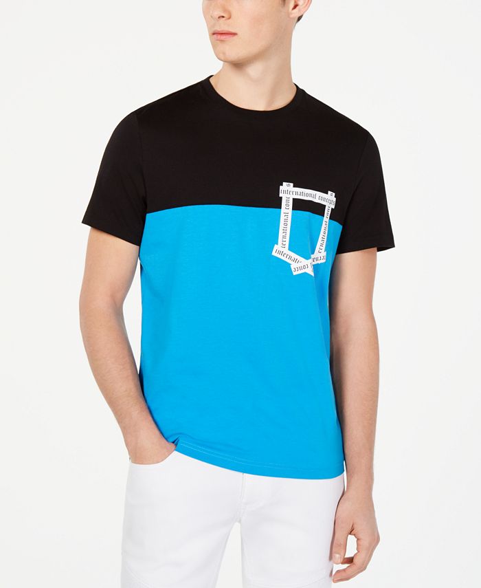 INC International Concepts I.N.C. Men's Colorblocked T-Shirt, Created ...