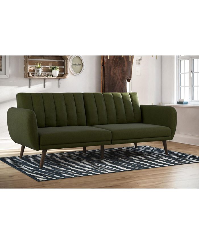 Novogratz Collection Novogratz Brittany Linen Futon - Macy's