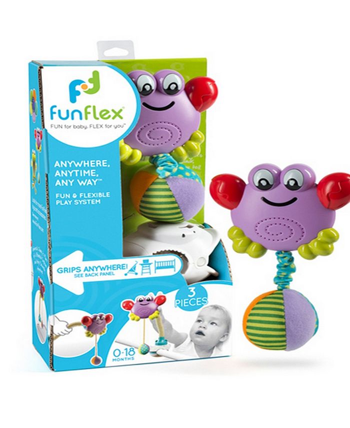 FUN FLEX Best Award Winning 3-In-1 Infant Baby Dancing Crab Activity ...