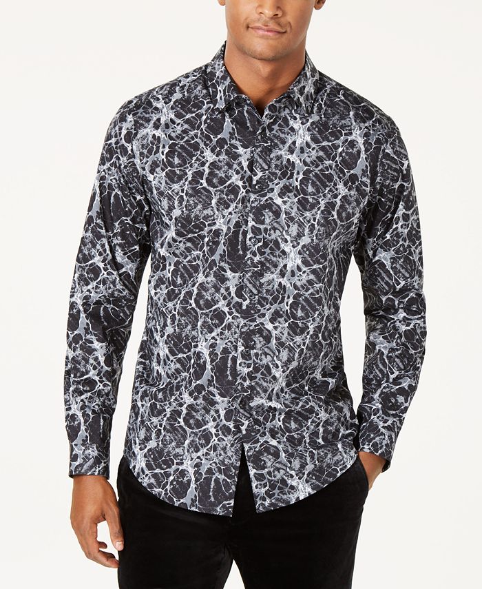 INC International Concepts INC Men's Paint Splatter Shirt, Created for ...