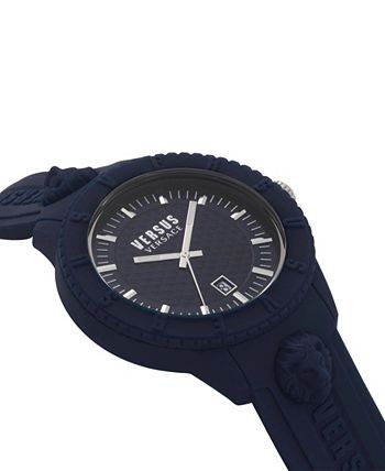 Versus by Versace Versus Unisex Tokyo Blue Silicone Strap Watch 43mm ...