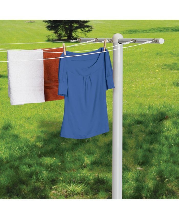 Honey Can Do Outdoor 5-Line Drying Pole - Macy's