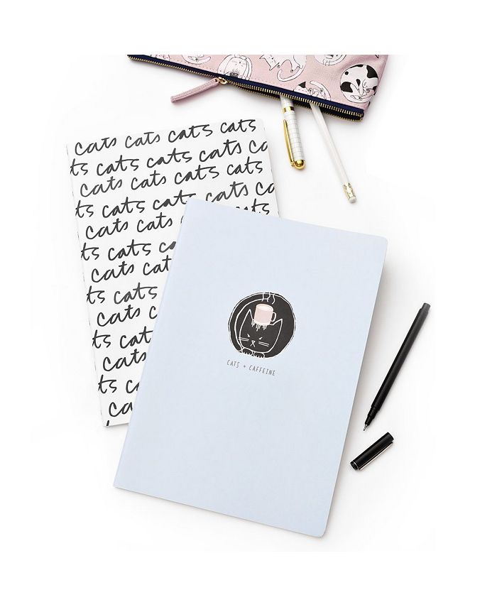 Mara-Mi Cats & Caffeine Notebook Set - Macy's