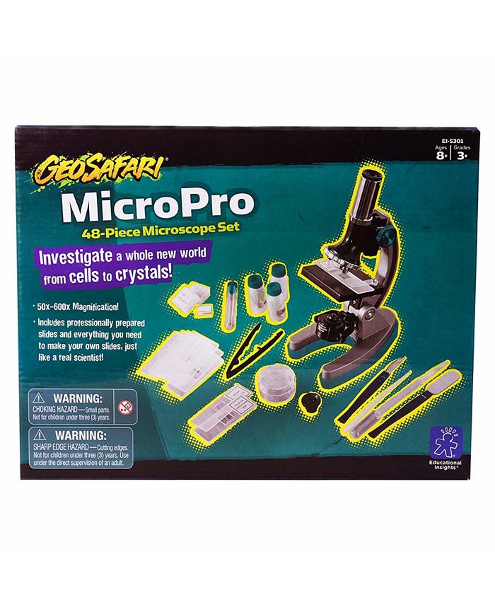 Learning Resources Educational Insights Geosafari Micropro 48-Piece Microscope Set - Macy's