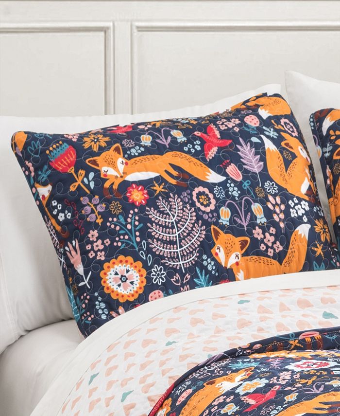Lush Décor Pixie Fox 3-Pc Set Twin Quilt Set - Macy's