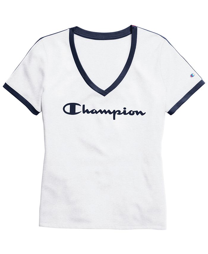 Champion Heritage Cotton Logo T-Shirt - Macy's