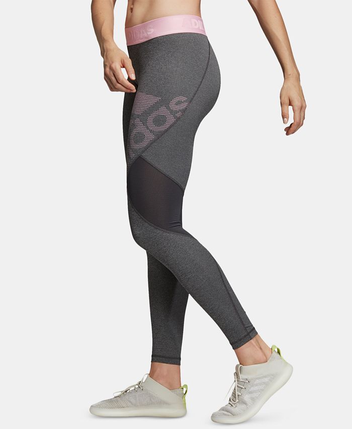 adidas AlphaSkin ClimaCool® Logo Leggings - Macy's