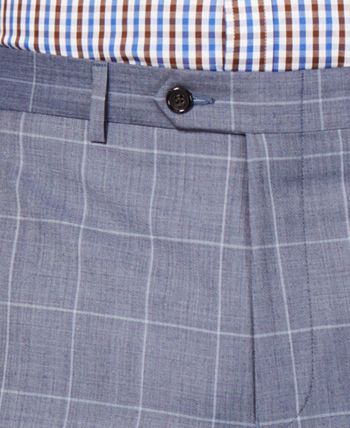 Lauren Ralph Lauren Men's UltraFlex Classic-Fit Windowpane Pants - Macy's