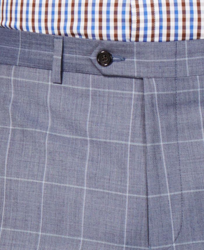 Lauren Ralph Lauren Men's UltraFlex Classic-Fit Windowpane Pants - Macy's