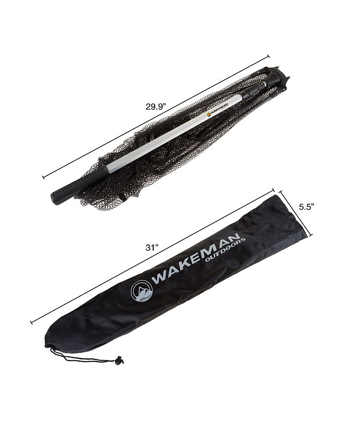 Trademark Global Fishing Net With Telescoping Handle By Wakeman ...