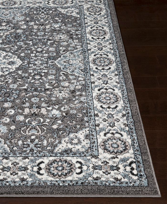 Surya Agra AGR-2307 Denim 18" Square Swatch - Macy's