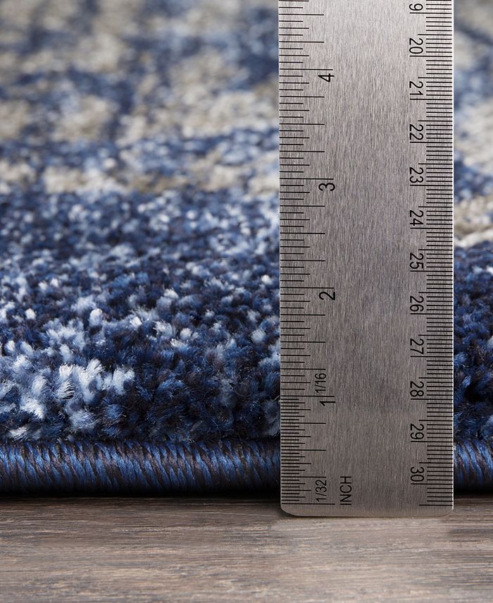 Surya Baylee BYL-1029 Dark Blue 7'10" x 10'10" Area Rug - Macy's