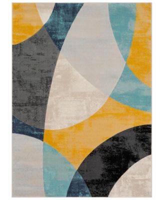Surya Rugs City CIT-2347 Aqua 3'11" x 5'7" Area Rug - Macy's