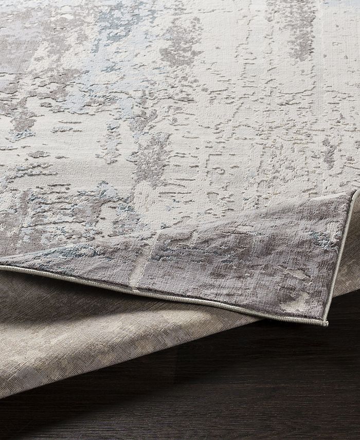 Surya Genesis GNS-2301 White 18" Square Swatch - Macy's