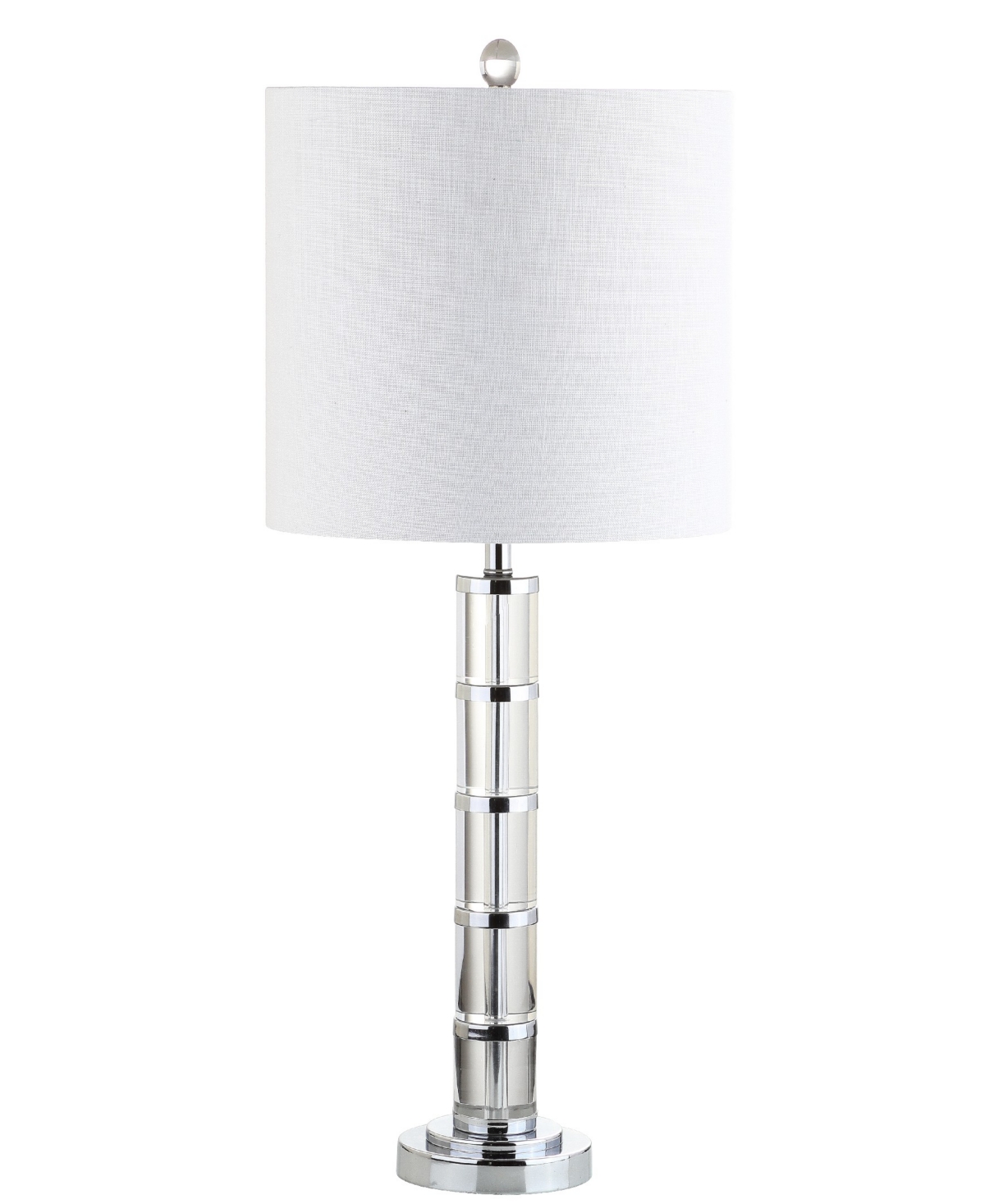 Click here for Jonathan Y Hailey Led Table Lamp - Clear  Chrome prices