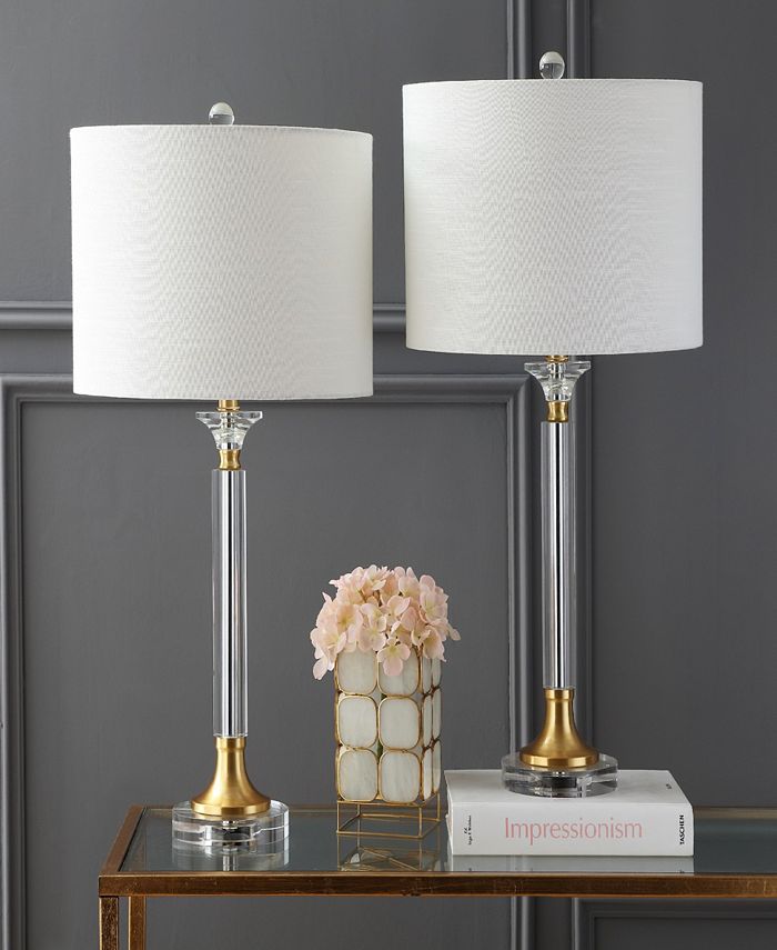 JONATHAN Y Mark Crystal or Metal Led Table Lamp & Reviews - Home - Macy's