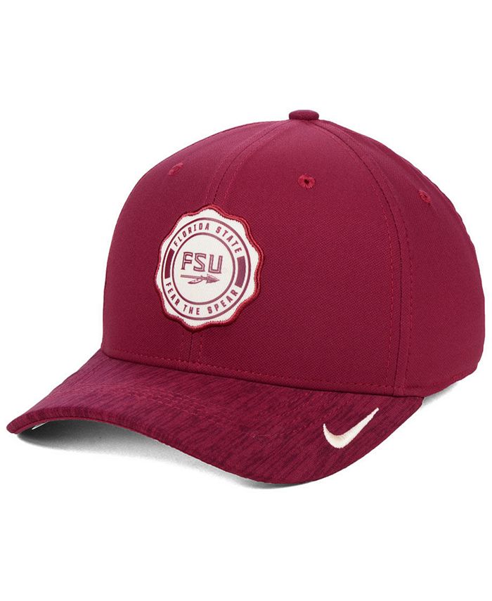 Nike Florida State Seminoles Rivalry Swooshflex Stretch Fitted Cap - Macy's