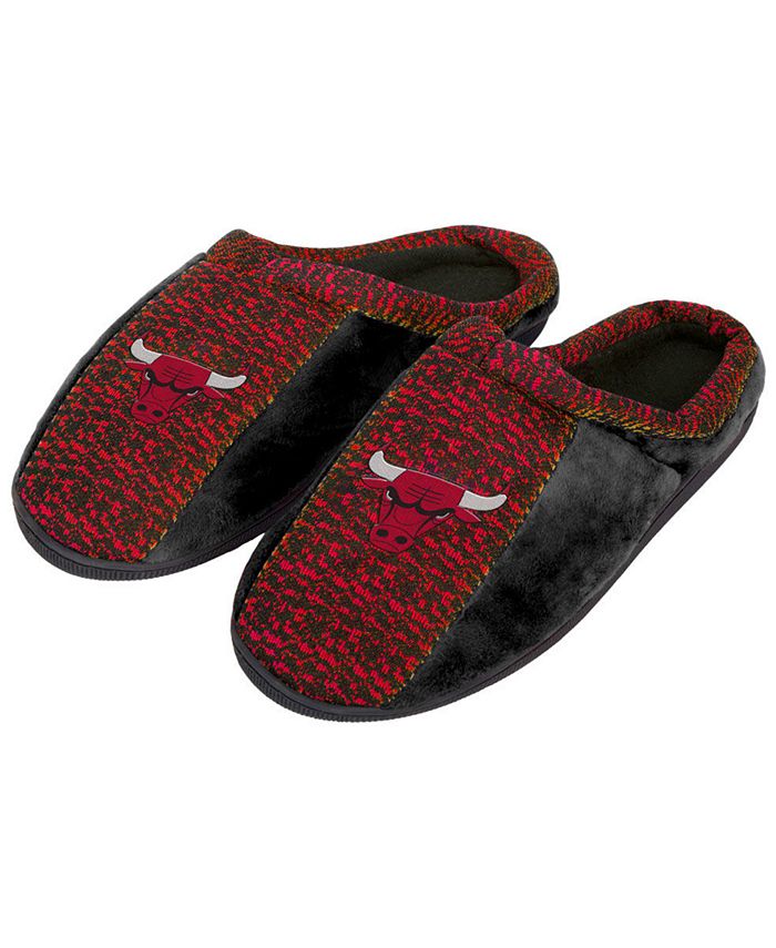 Forever Collectibles Chicago Bulls Knit Cup Sole Slippers - Macy's