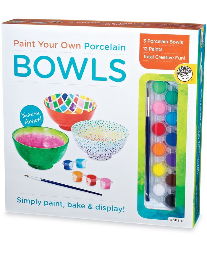 MindWare Paint Your Own Porcelain Bowls - Macy's