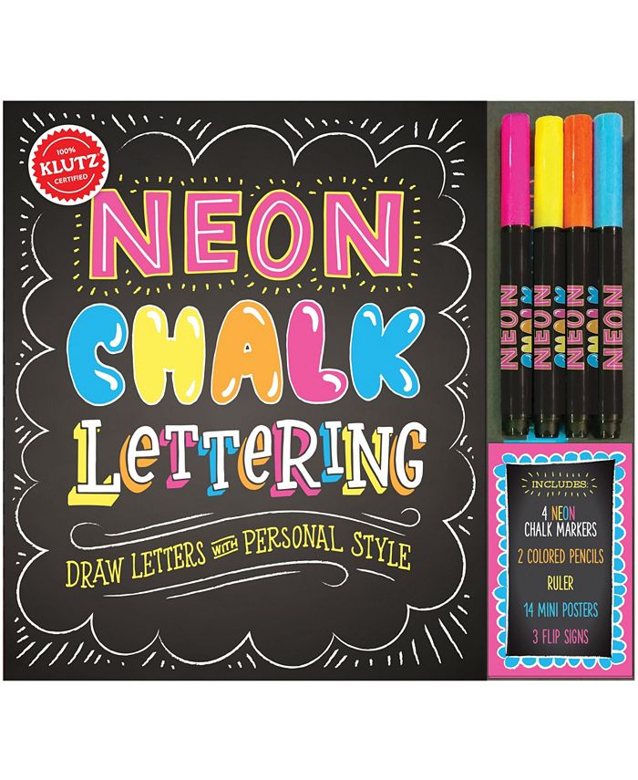 Klutz Neon Chalk Lettering - Macy's