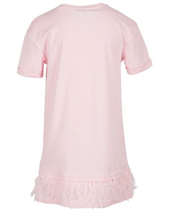 GUESS Big Girls Sequin Feather Dress - Macy's