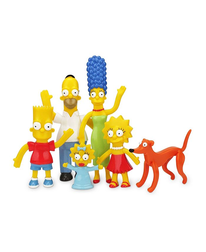 The Simpsons NJ Croce Family Bendable Figures Set - Macy's