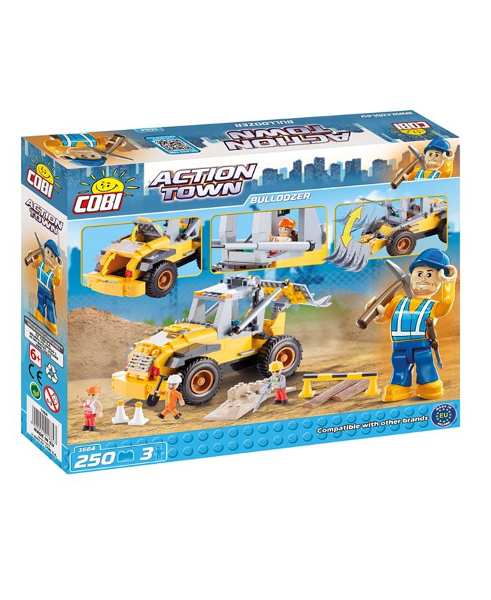 COBI Action Town Construcion Bulldozer 250 Piece Construction Blocks ...