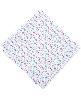 Bar III Men's Vine Floral Pocket Square, Created for Macy's - Macy's